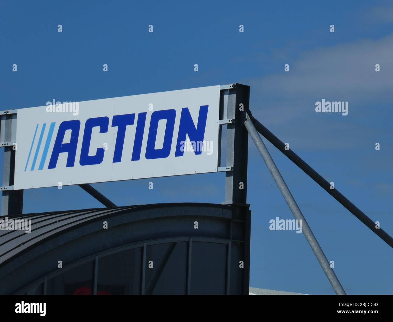 Cologne, Germany. 20th Aug, 2023. Logo, lettering Action, an ...