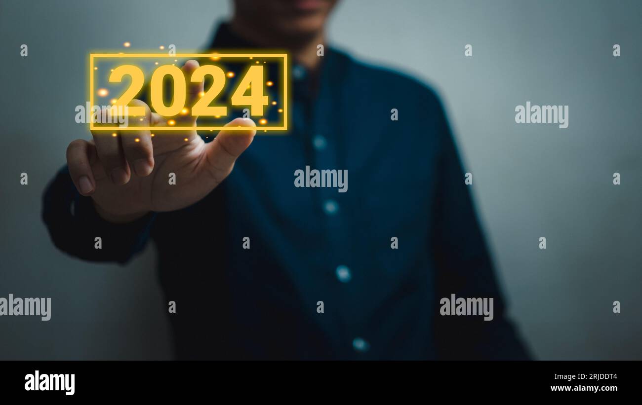 Futuristic year change hi-res stock photography and images - Alamy