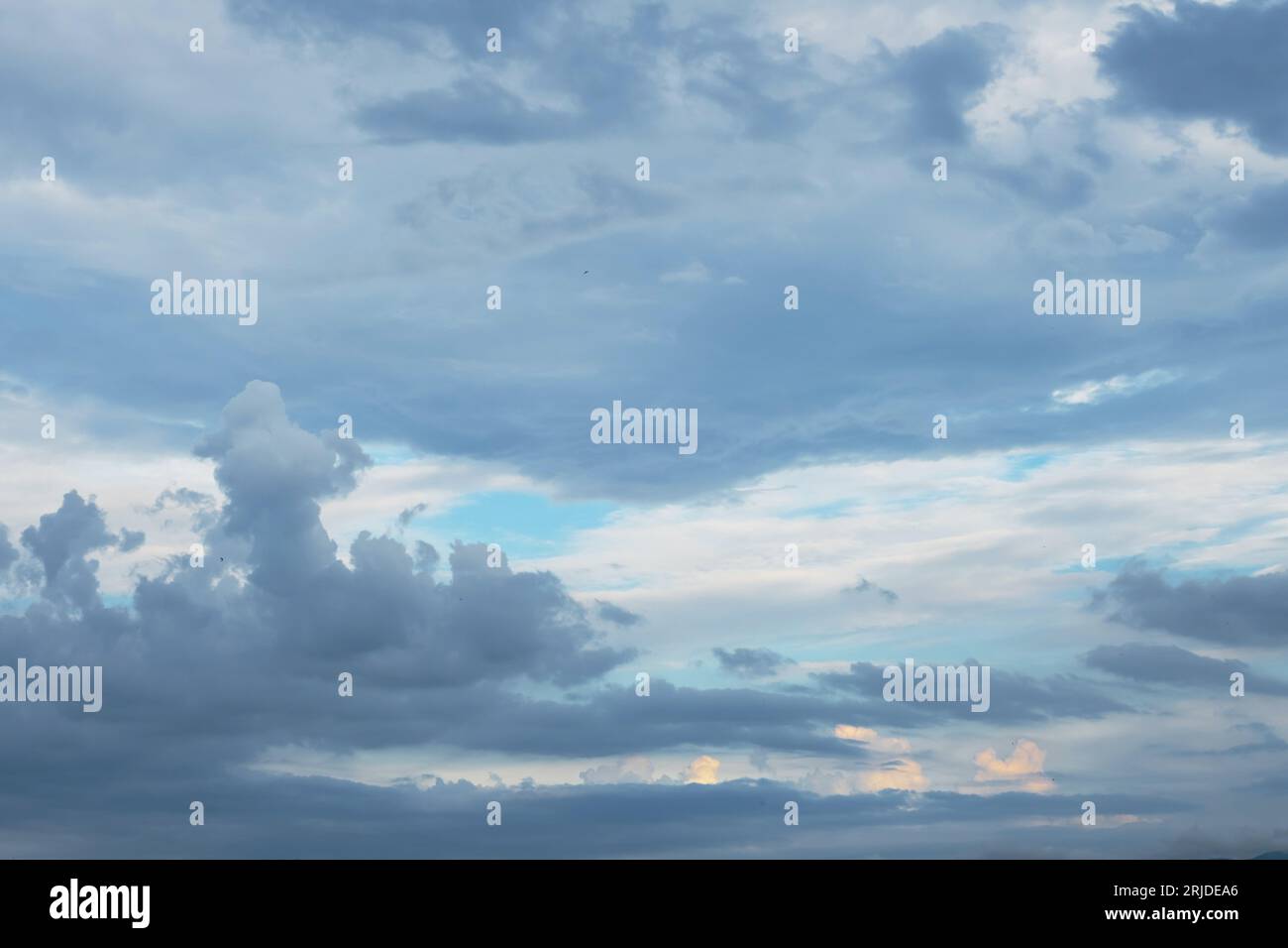 Atmospheric nightfall cloudscape. Sky background Stock Photo - Alamy