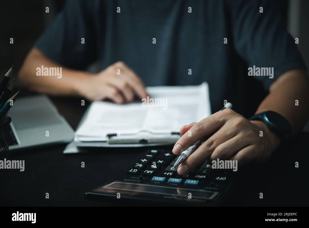 Accounting documents hi-res stock photography and images - Alamy