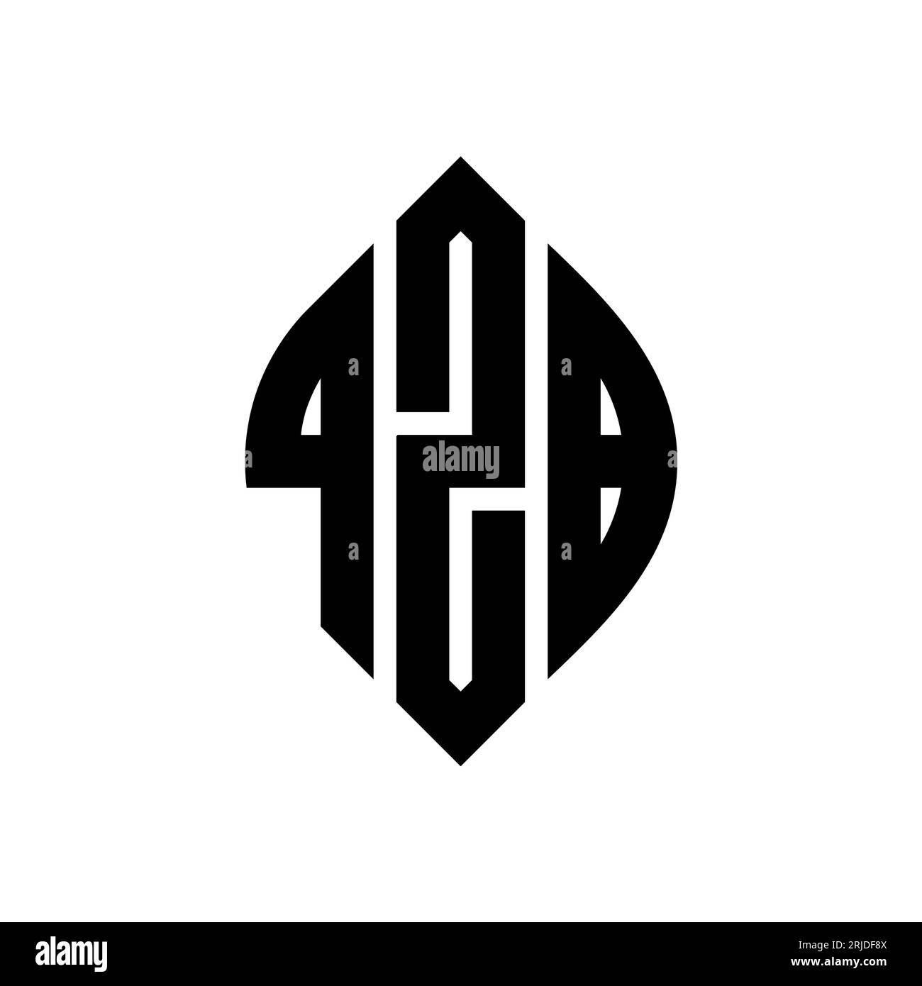 Qzb logo design hi-res stock photography and images - Alamy