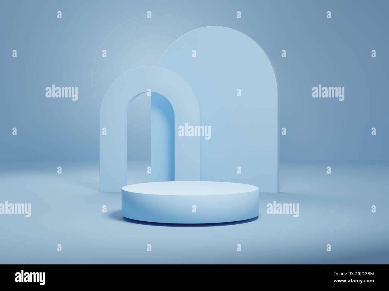 3d rendering image round pedestal hi-res stock photography and images ...