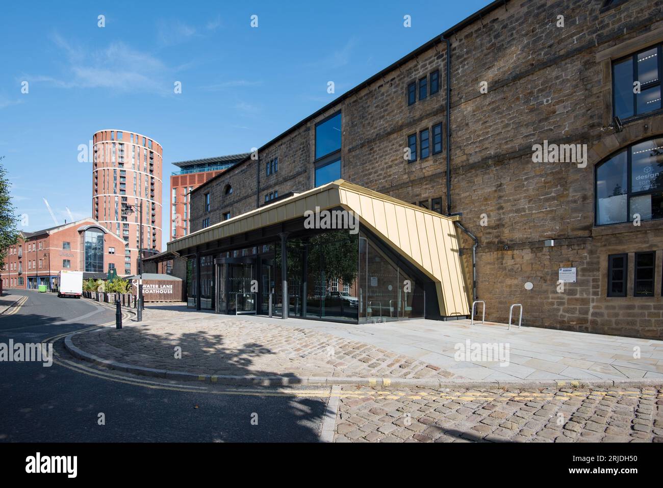 Lots to see walking from Leeds railway station to the Royal Armouries ...