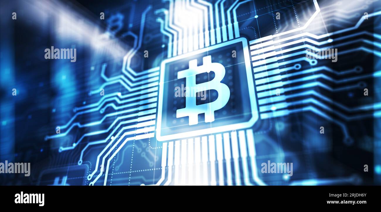 Bitcoin cryptocurrency trading and investment concept. Financial ...