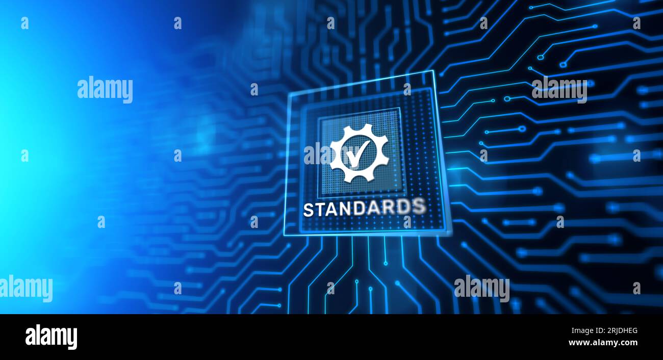 Standard. Quality control. ISO certification, assurance and guarantee ...