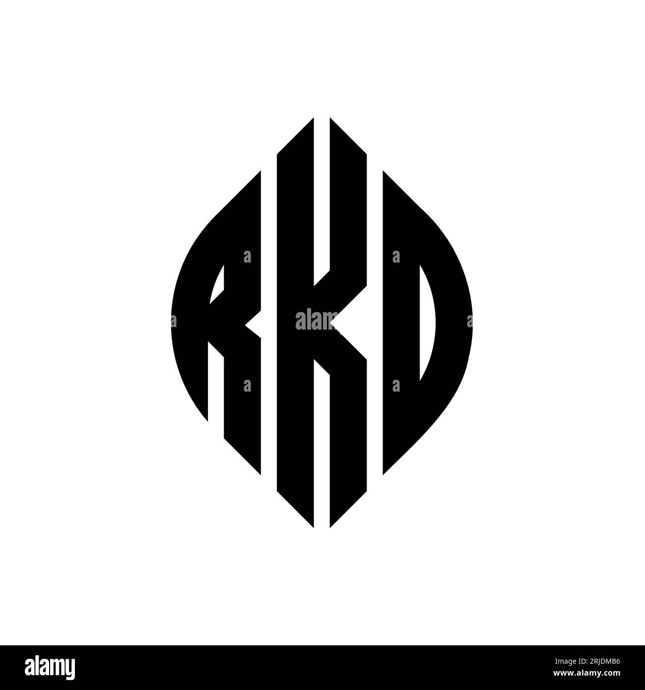 Rko Circle Letter Logo Design With Circle And Ellipse Shape Rko Ellipse Letters With
