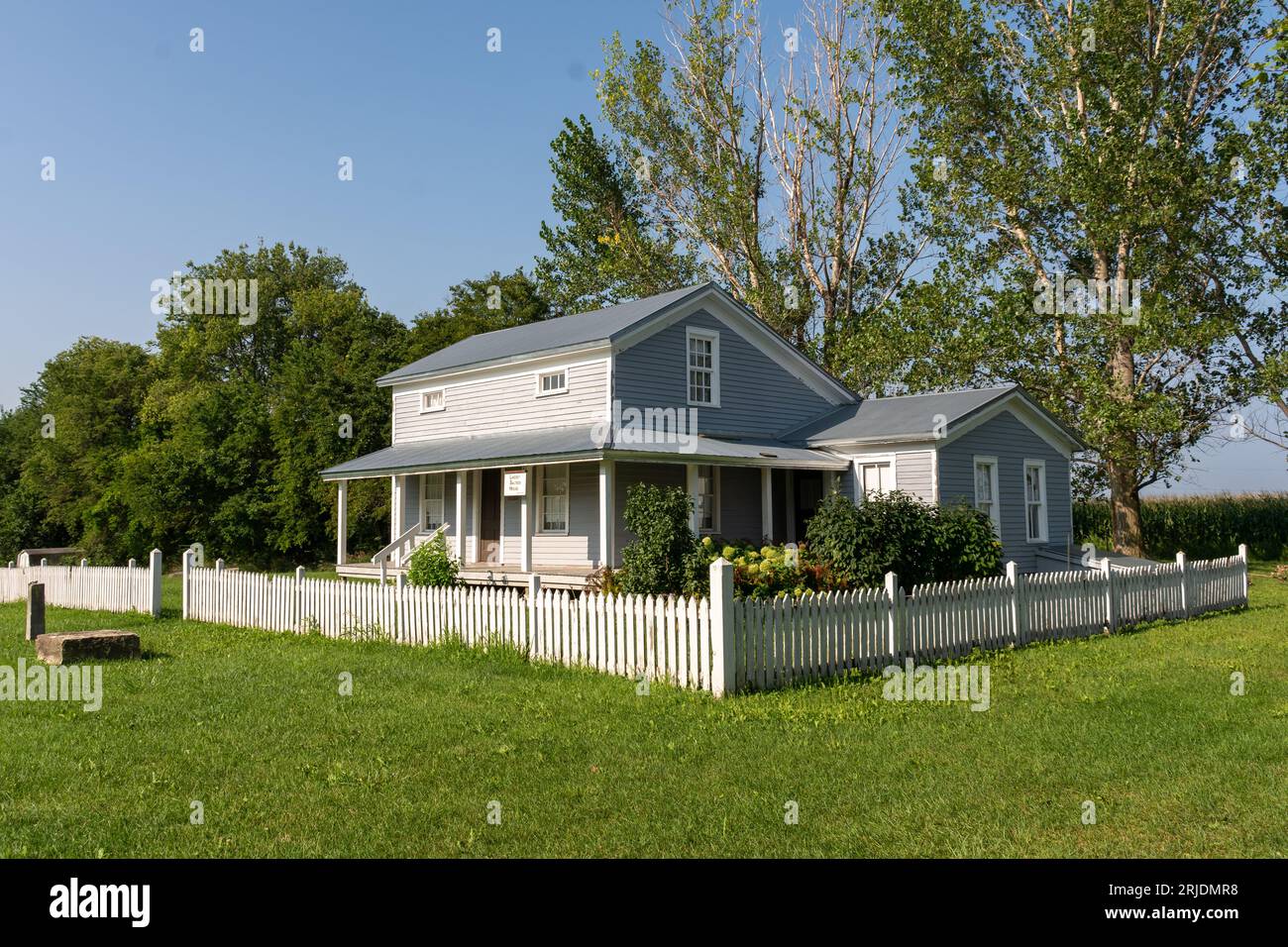 Reconstruction of an original settlement in rural Illinois. Chaplin ...