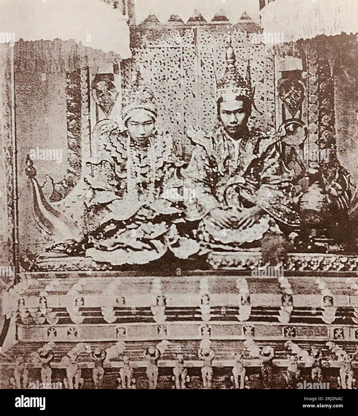 King thibaw hi-res stock photography and images - Alamy