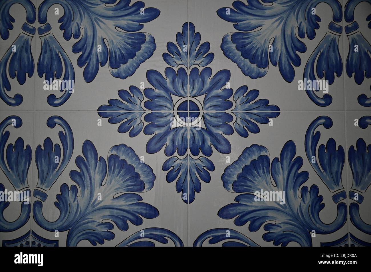 Sicilian handmade Caltagirone glazed ceramic tile pattern in Sciacca ...