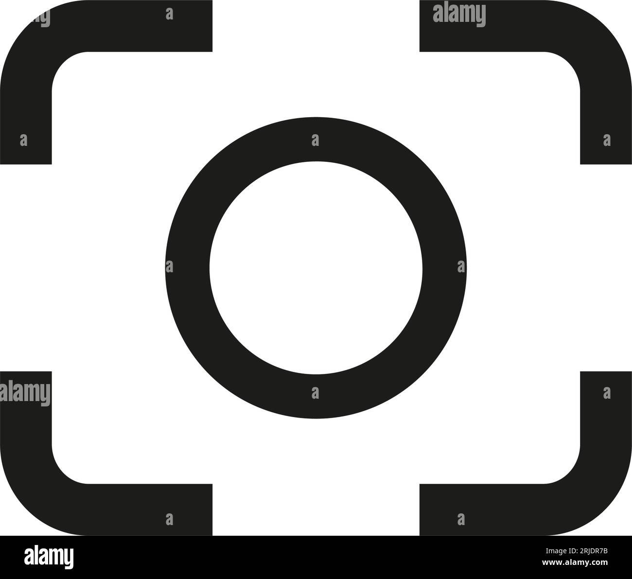 Camera focus target Cut Out Stock Images & Pictures - Alamy