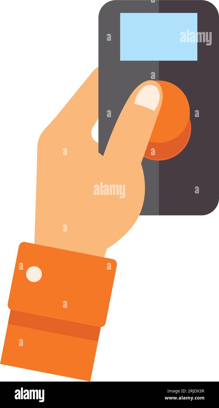 Han holding control device icon Stock Vector Image & Art - Alamy