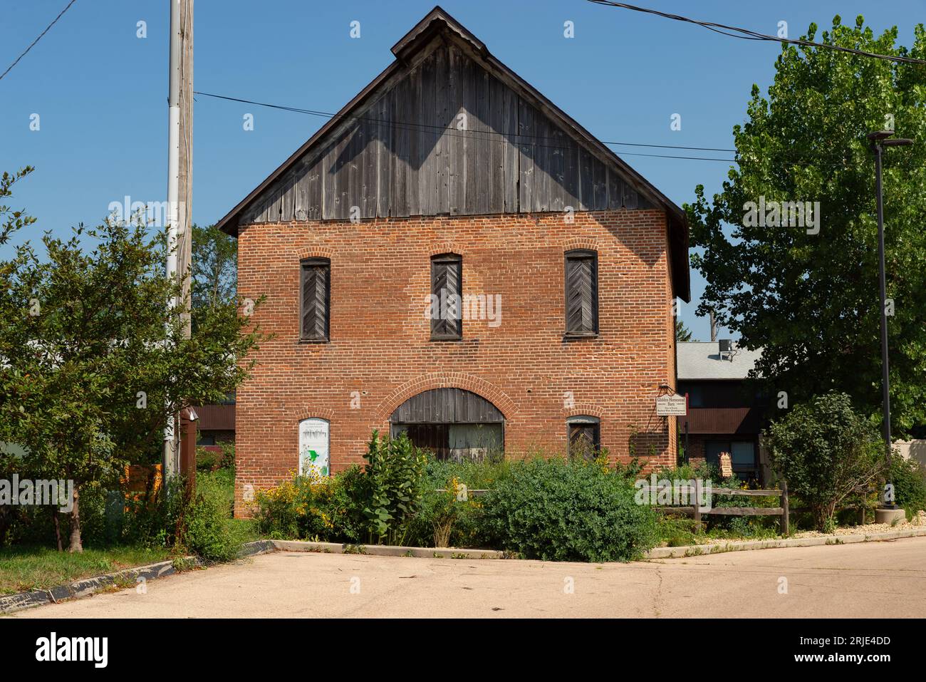 DeKalb, Illinois - United States - August 15th, 2023: Exterior of old ...