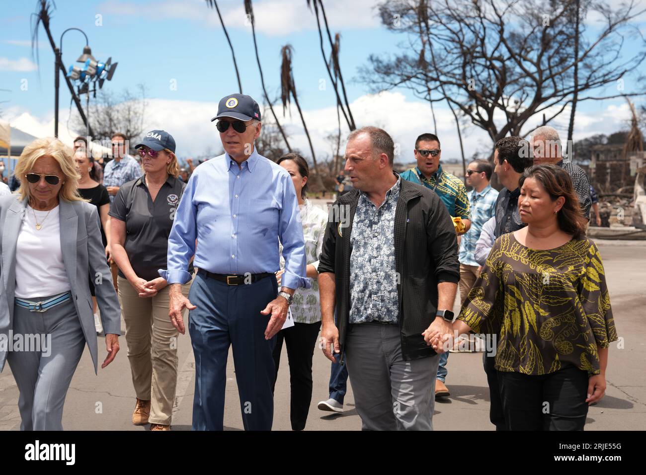 Maui, Hawaii (Aug. 21, 2023) - President Joe Biden visits Maui ...