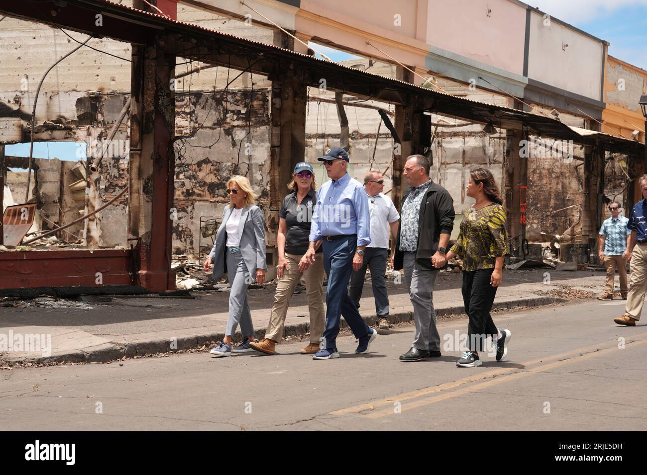 Maui, Hawaii (Aug. 21, 2023) - President Joe Biden visits Maui ...