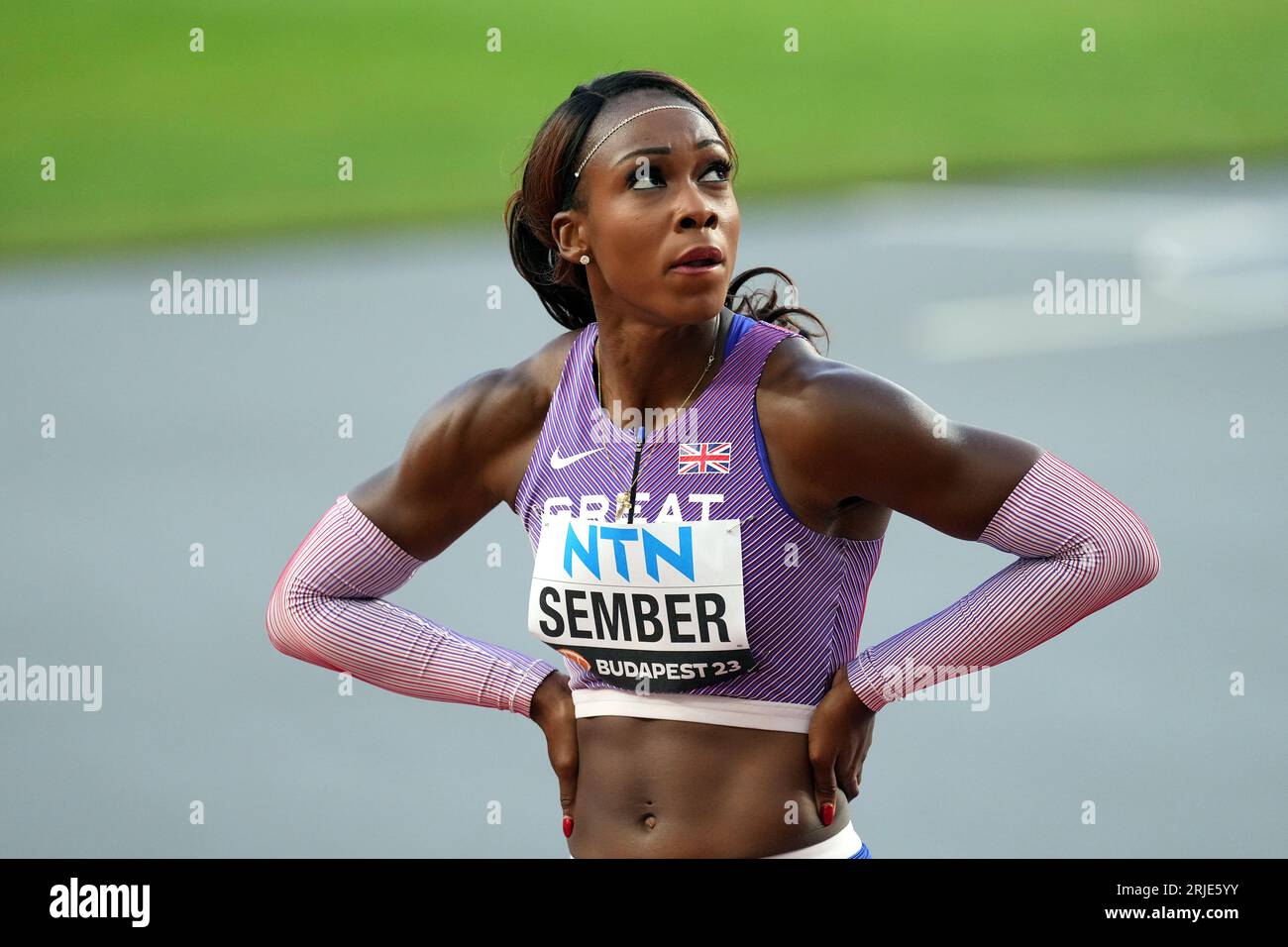 Great Britain's Cindy Sember after finishing 4th in the Women's 100 ...