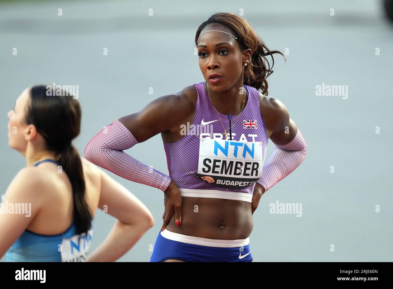 Great Britain's Cindy Sember after finishing 4th in the Women's 100 ...