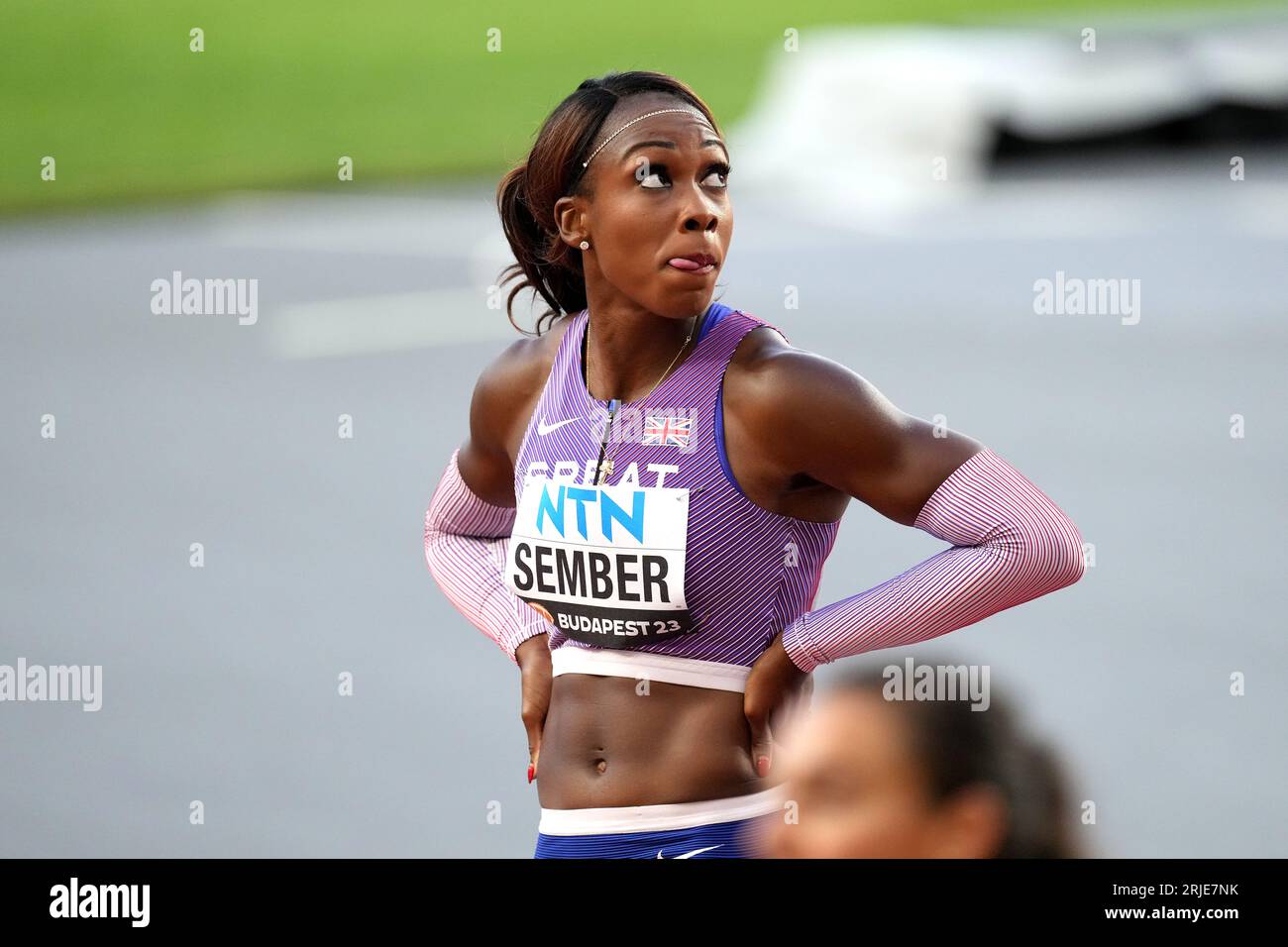 Great Britain's Cindy Sember after finishing 4th in the Women's 100 ...