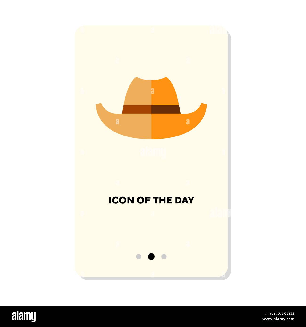 Ranger hat icon design Cut Out Stock Images & Pictures - Alamy