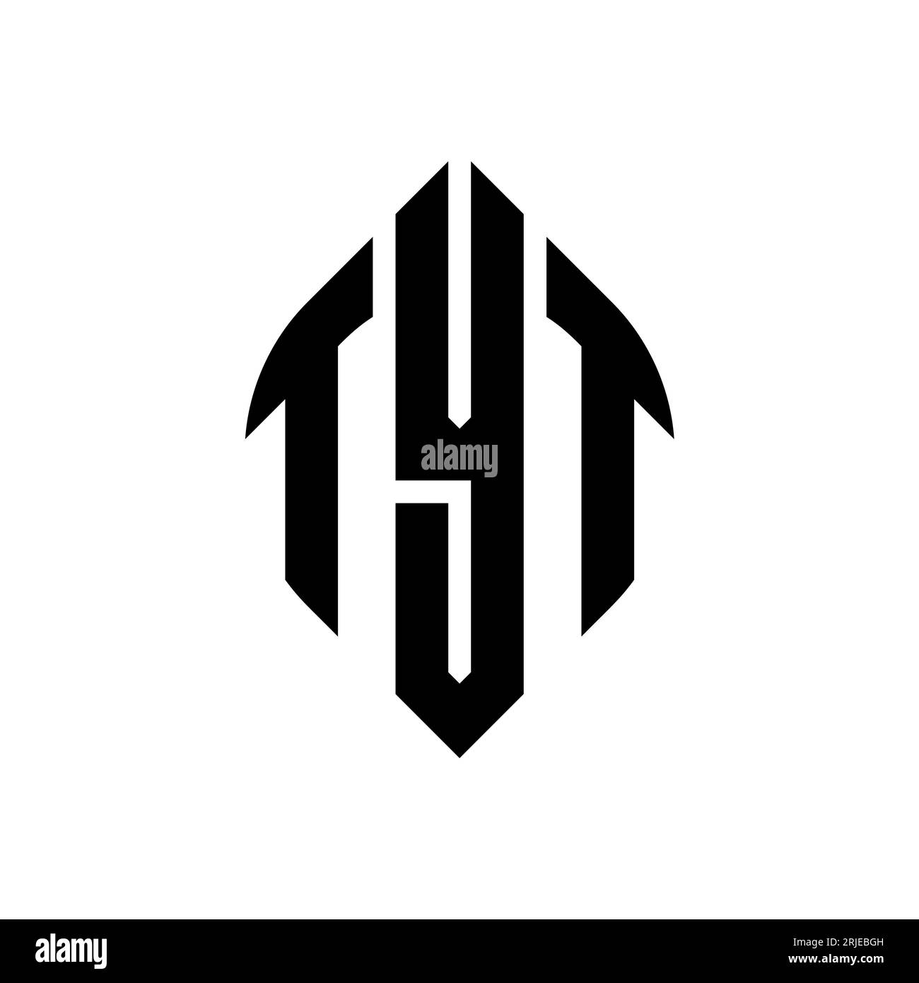 TYT circle letter logo design with circle and ellipse shape. TYT ...