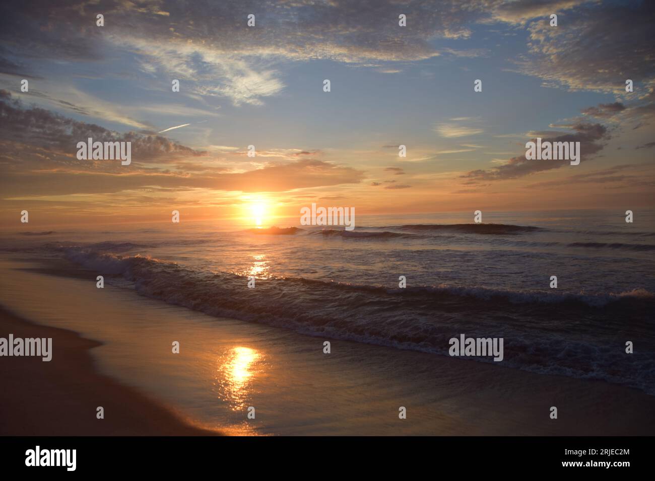 Beach Haven LBI Sunrise Stock Photo - Alamy