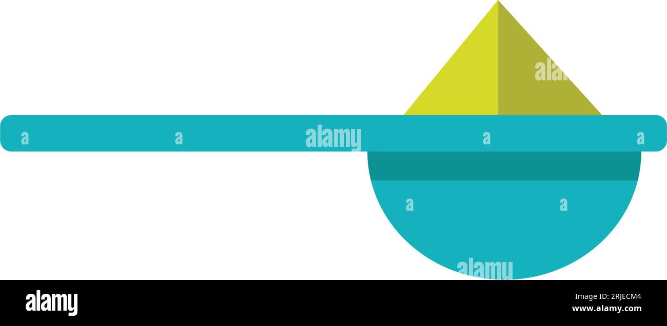 Whey protein scoop powder Stock Vector Images - Alamy