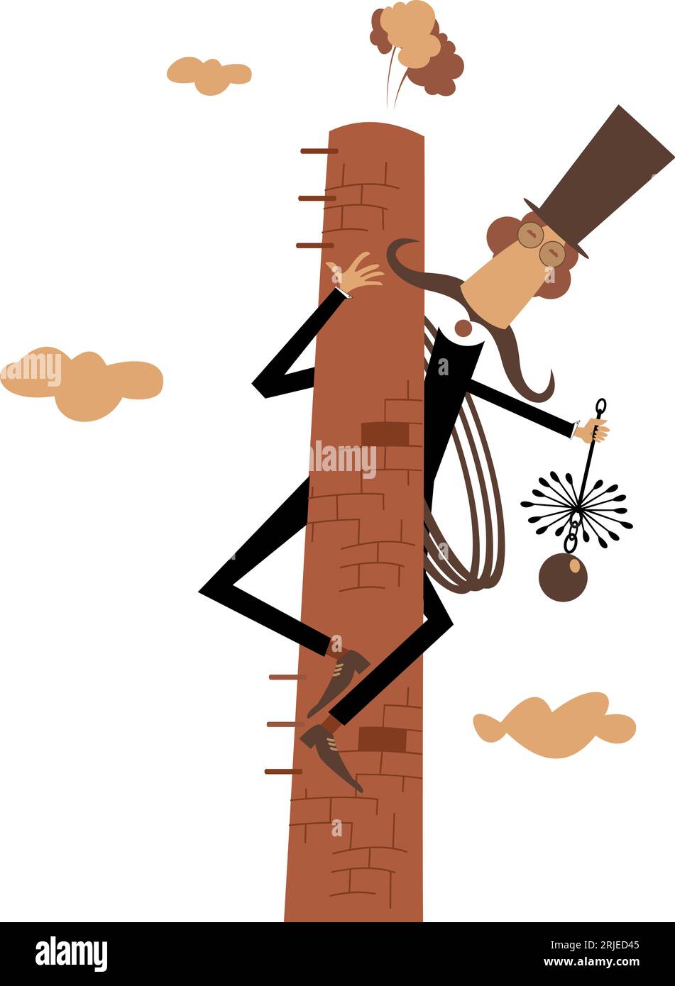 Old chimney stack Stock Vector Images - Alamy