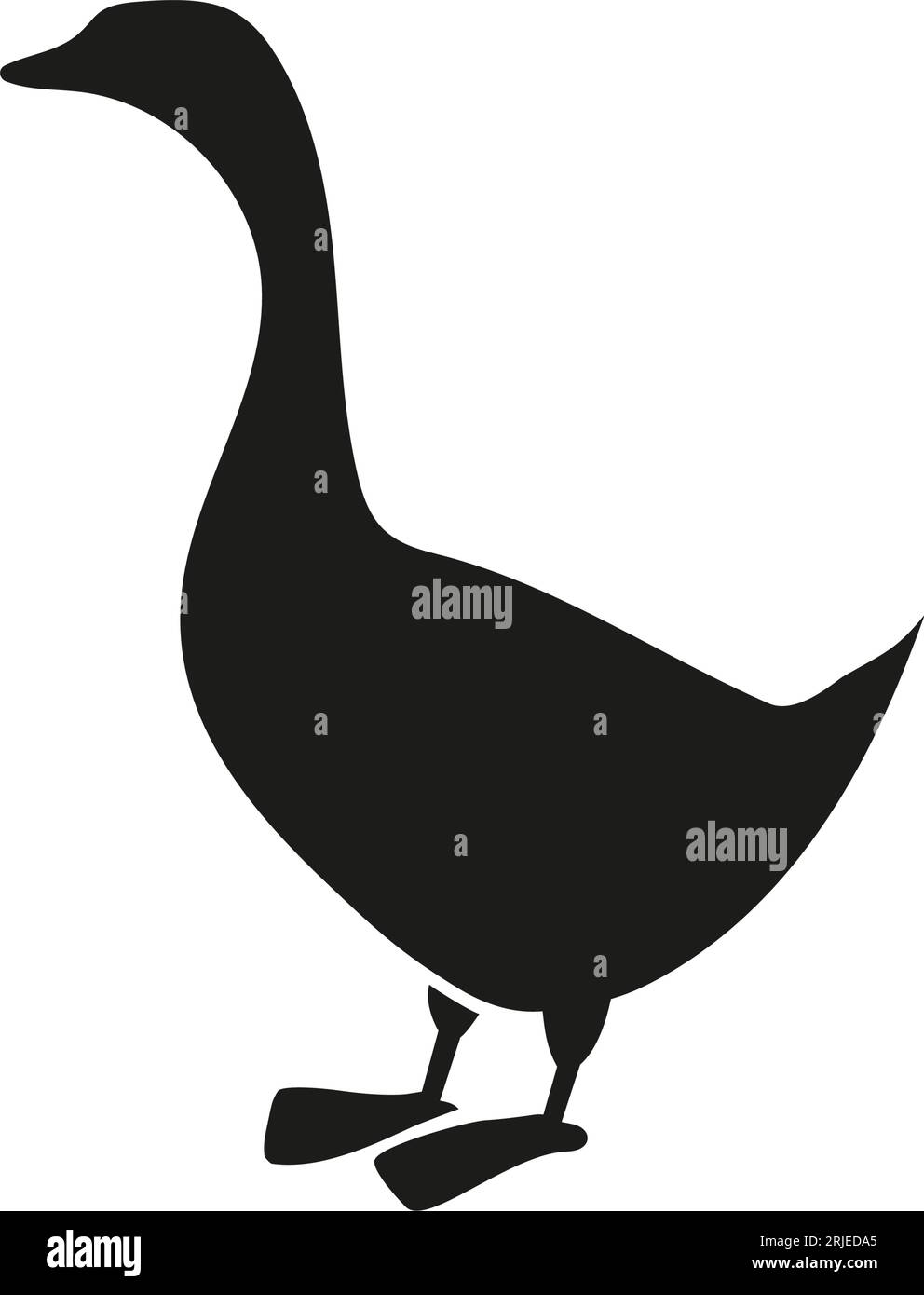 Goose silhouette icon Stock Vector Image & Art - Alamy