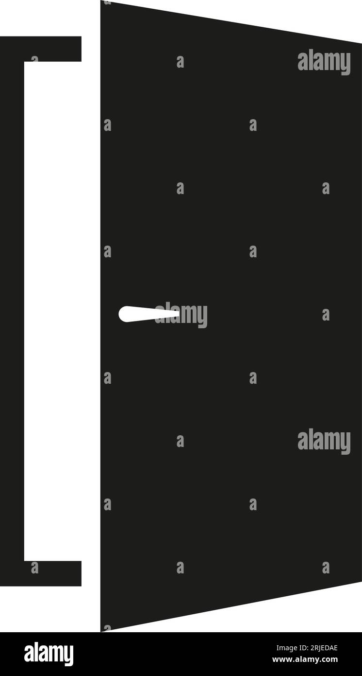 Open door simple icon Stock Vector Image & Art - Alamy