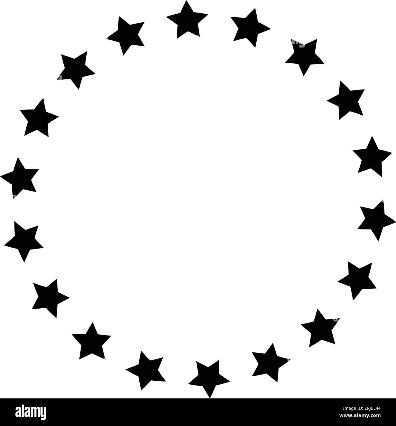 Circle frame border round design shape icon for decorative vintage ...