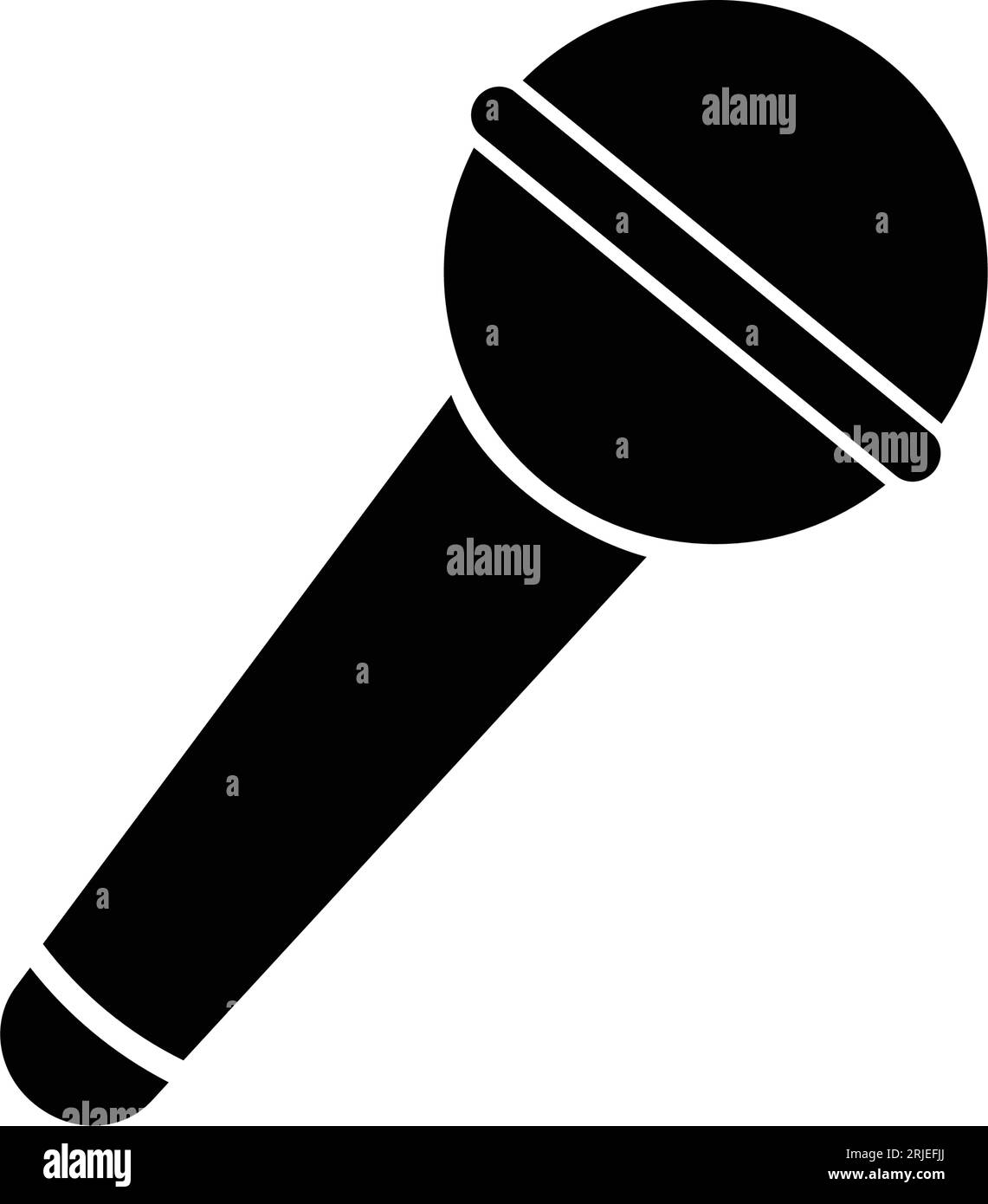 Microphone simple icon Stock Vector Image & Art - Alamy