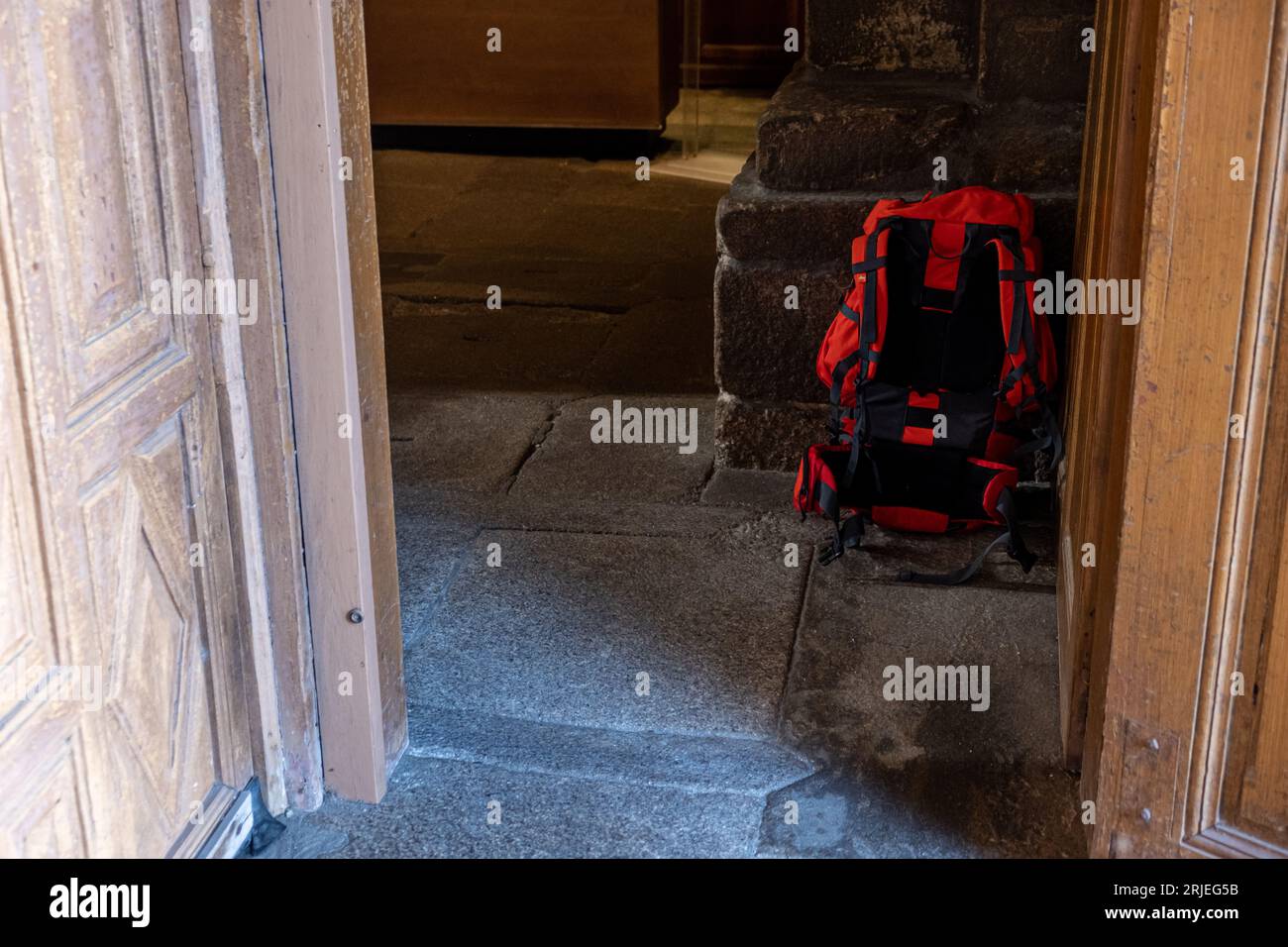 Pilgrims with equipment hi-res stock photography and images - Alamy