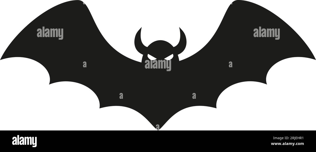 Flying bat simple icon Stock Vector Image & Art - Alamy