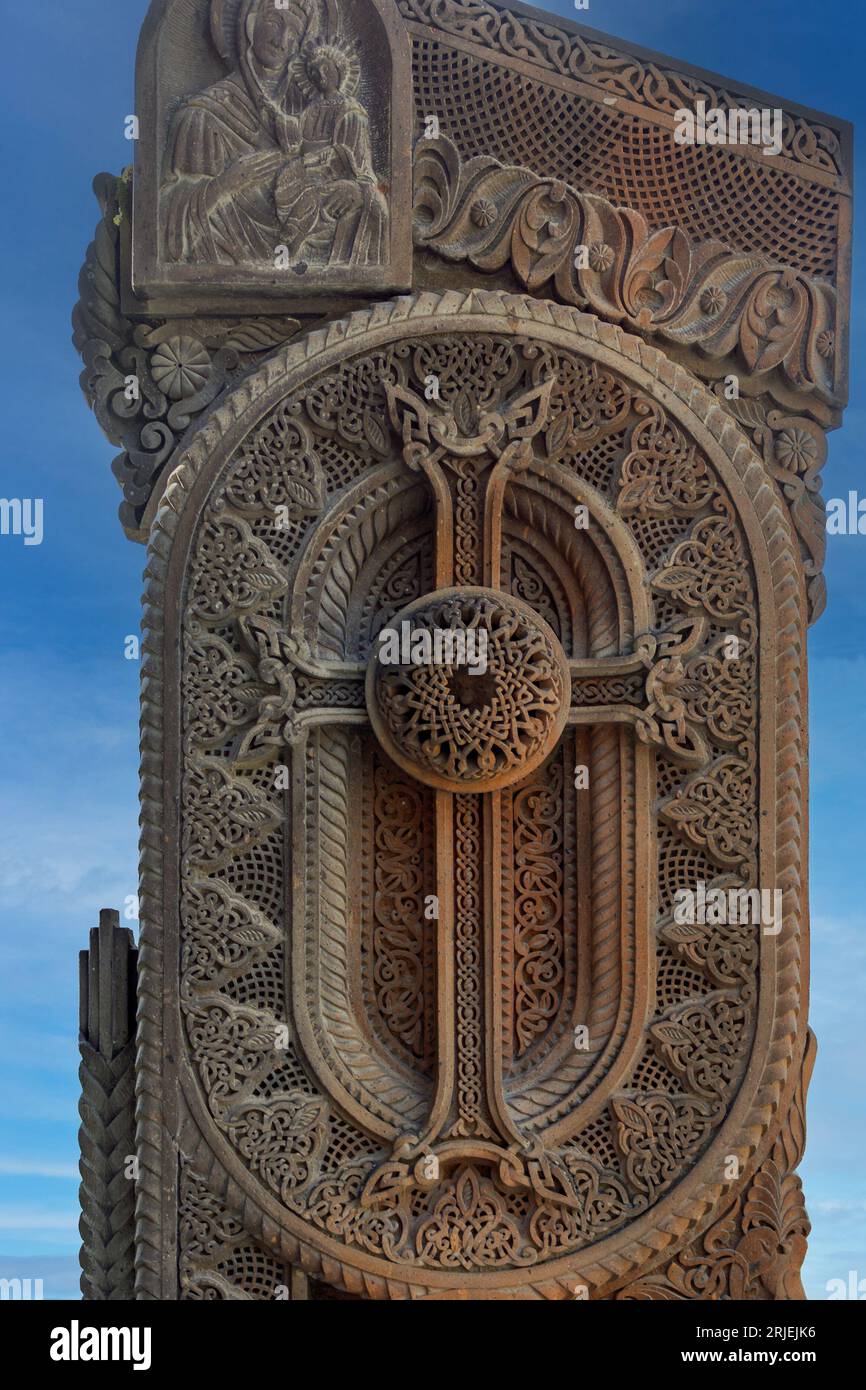 Armenian khachkars are rectangular monuments that are installed in the ...