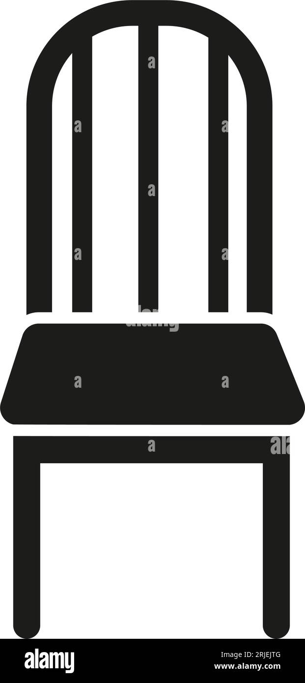 Black chair layout Stock Vector Images - Alamy