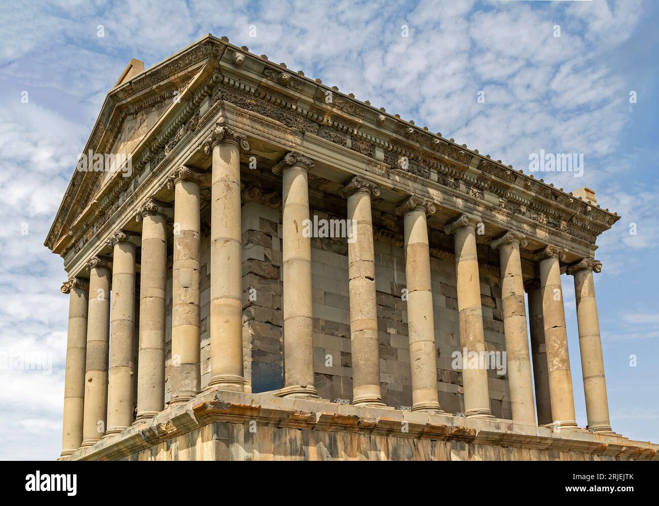 Ancient temple Garni - The Only Pagan Temple in Armenia Stock Photo - Alamy