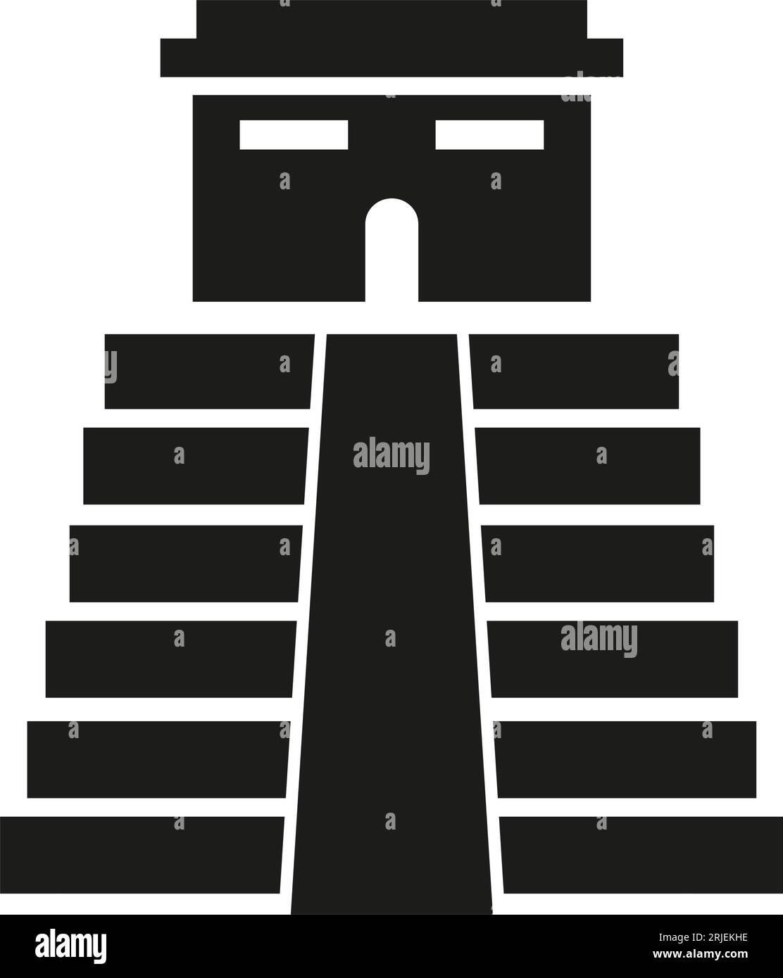 Aztec pyramid icon Stock Vector Image & Art - Alamy