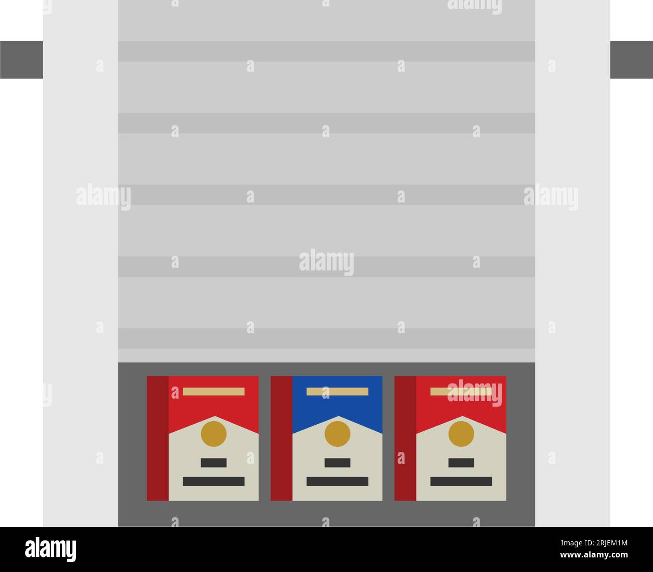 Cigarettes cigarette selling shop display Stock Vector Images - Alamy