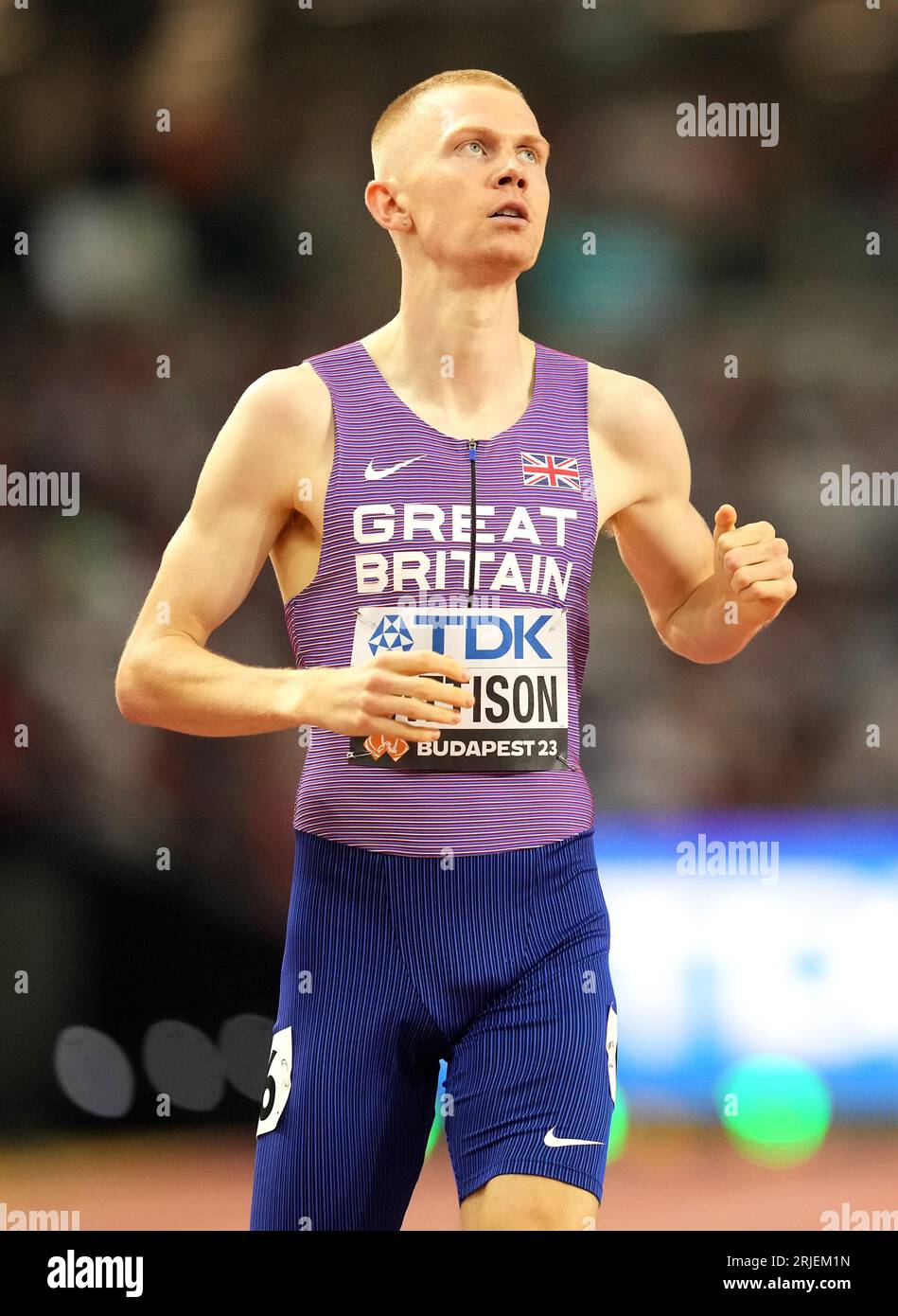 Great Britain's Ben Pattison after competing in the Men's 800 metres ...