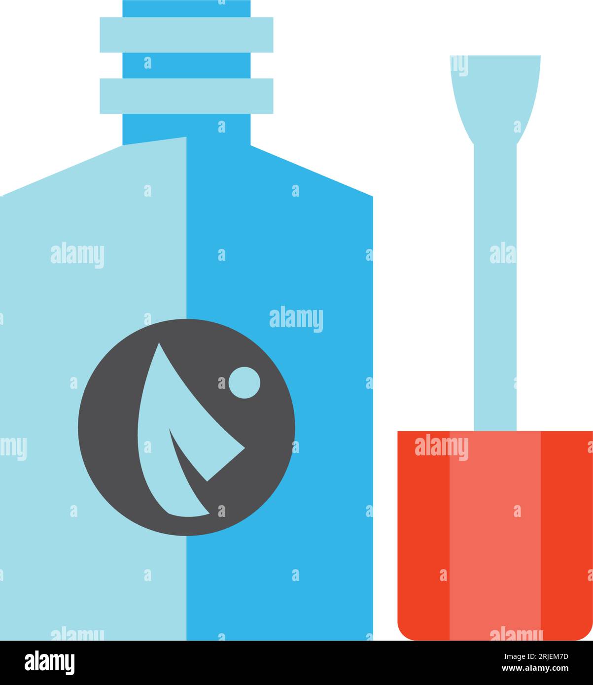 Corrector with brush icon Stock Vector Image & Art - Alamy