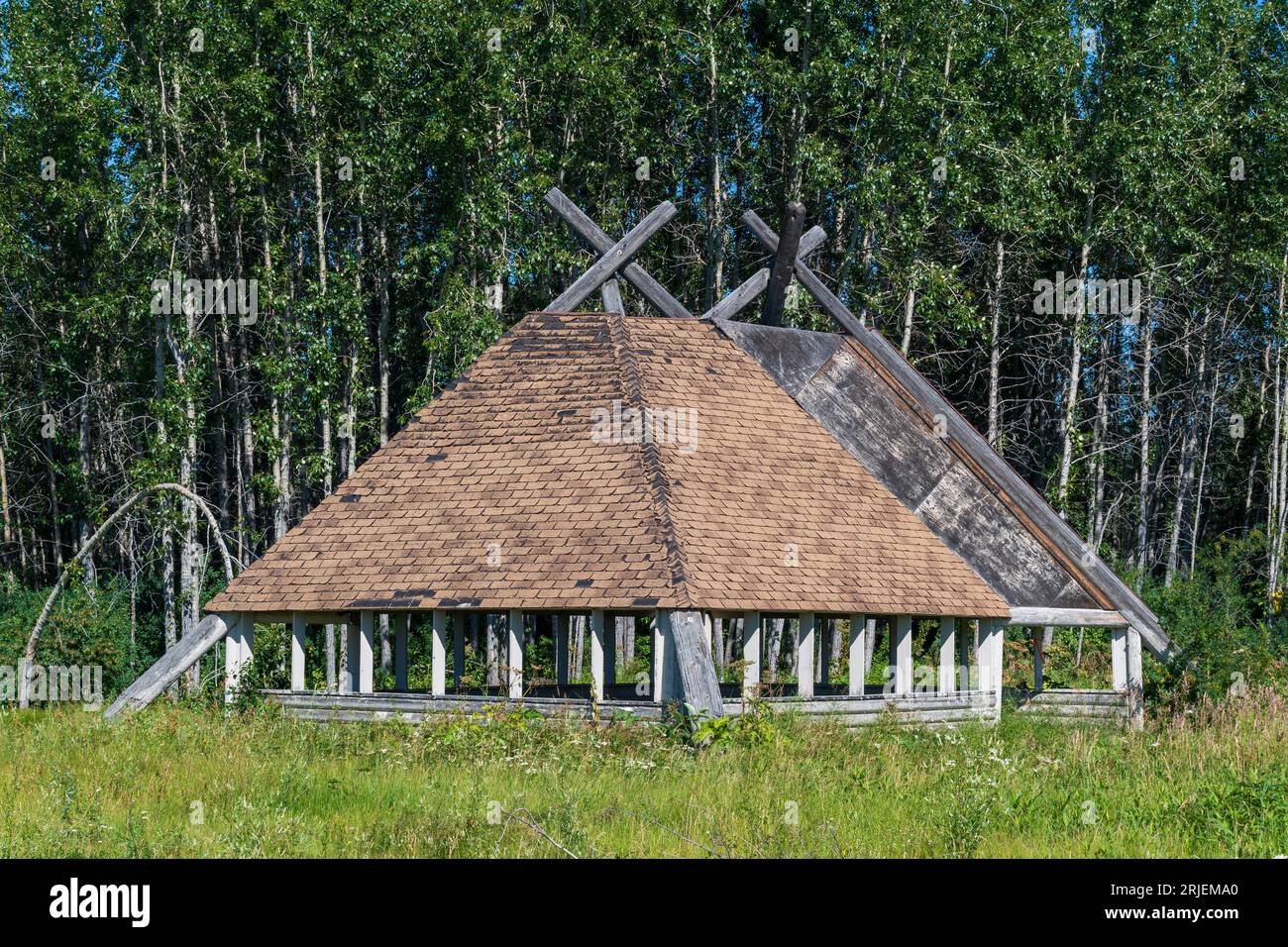Hay River Dene Reserve / Katlodeeche First Nation, NT Canada - 14 AUG ...