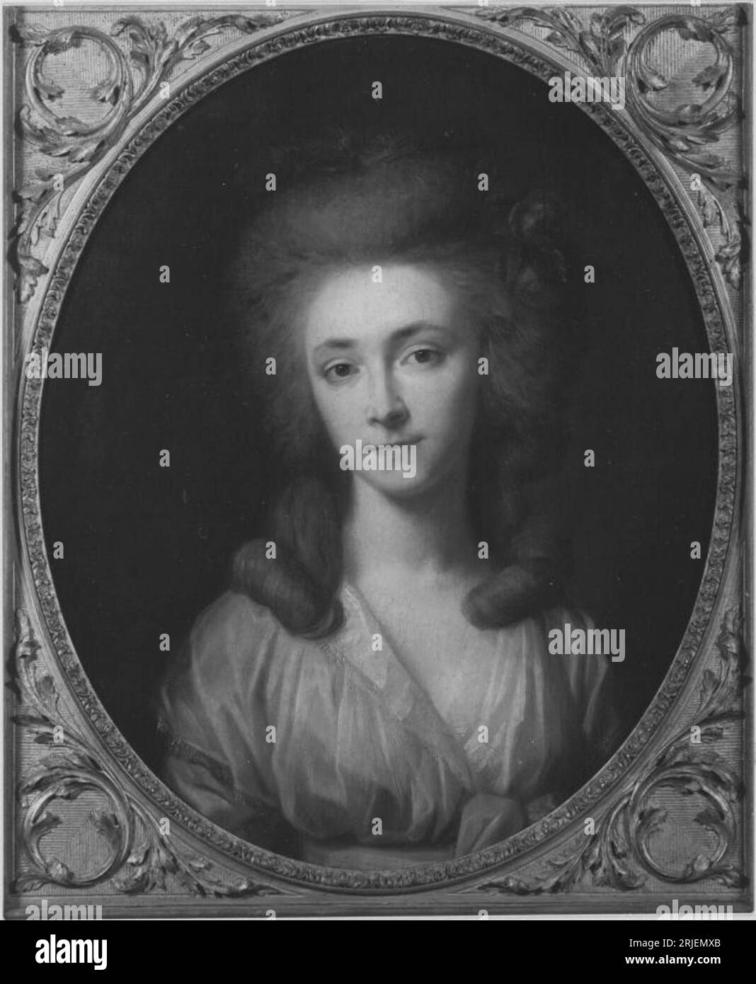 Bildnis einer Dame between circa 1795 and circa 1800 by Johann ...