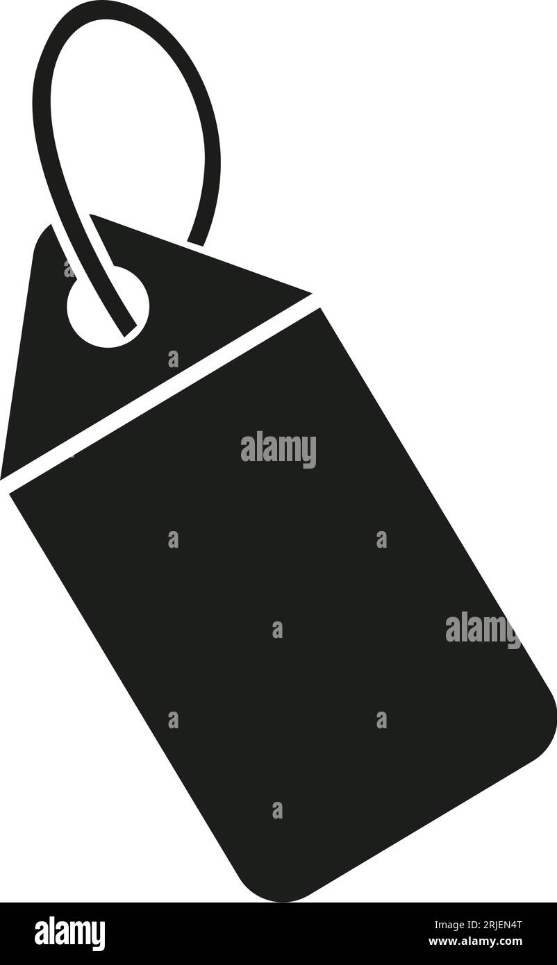 Badge on string black hi-res stock photography and images - Alamy