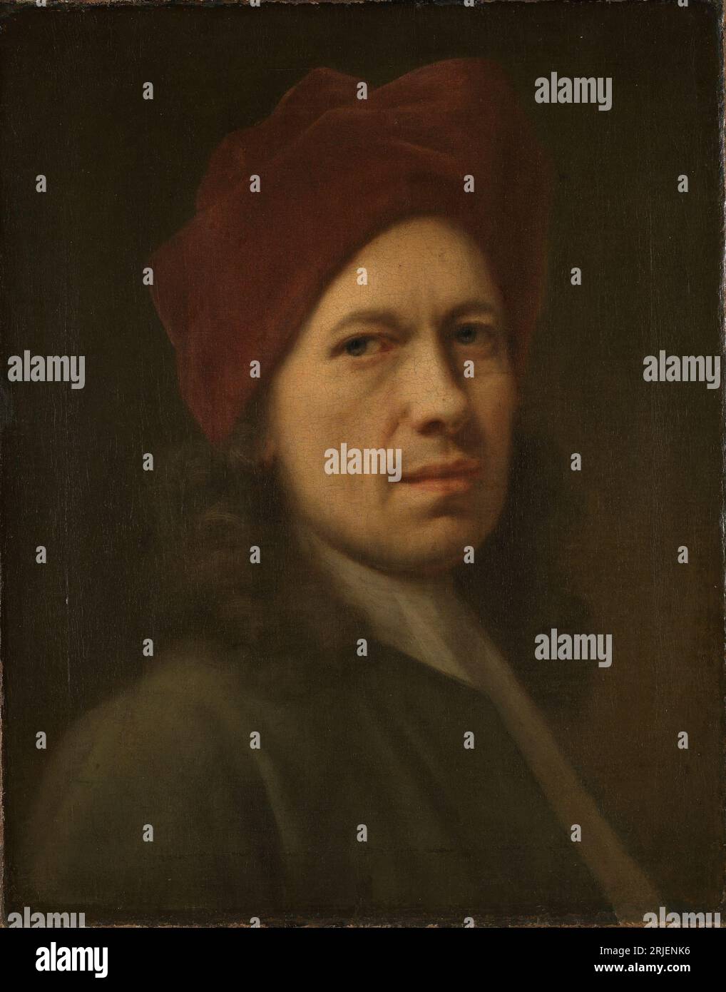 Self-Portrait between 1710 and 1748 by Balthasar Denner Stock Photo - Alamy