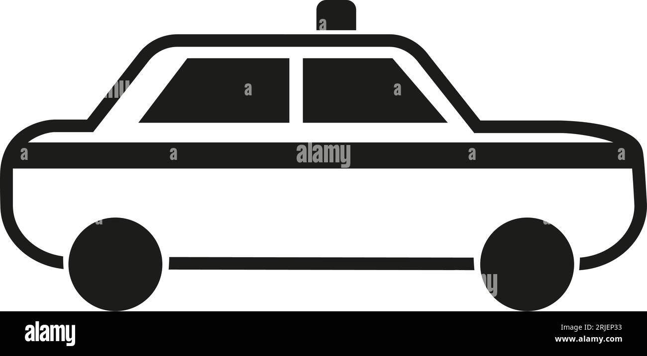 Police car simple icon Stock Vector Image & Art - Alamy