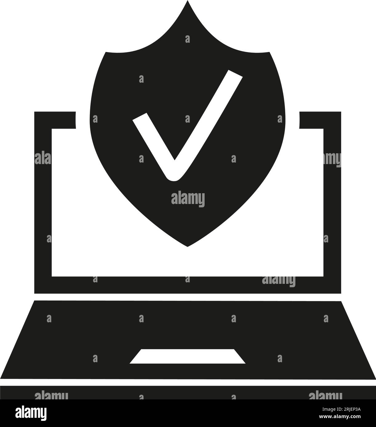 Antivirus installation icon Stock Vector Image & Art - Alamy