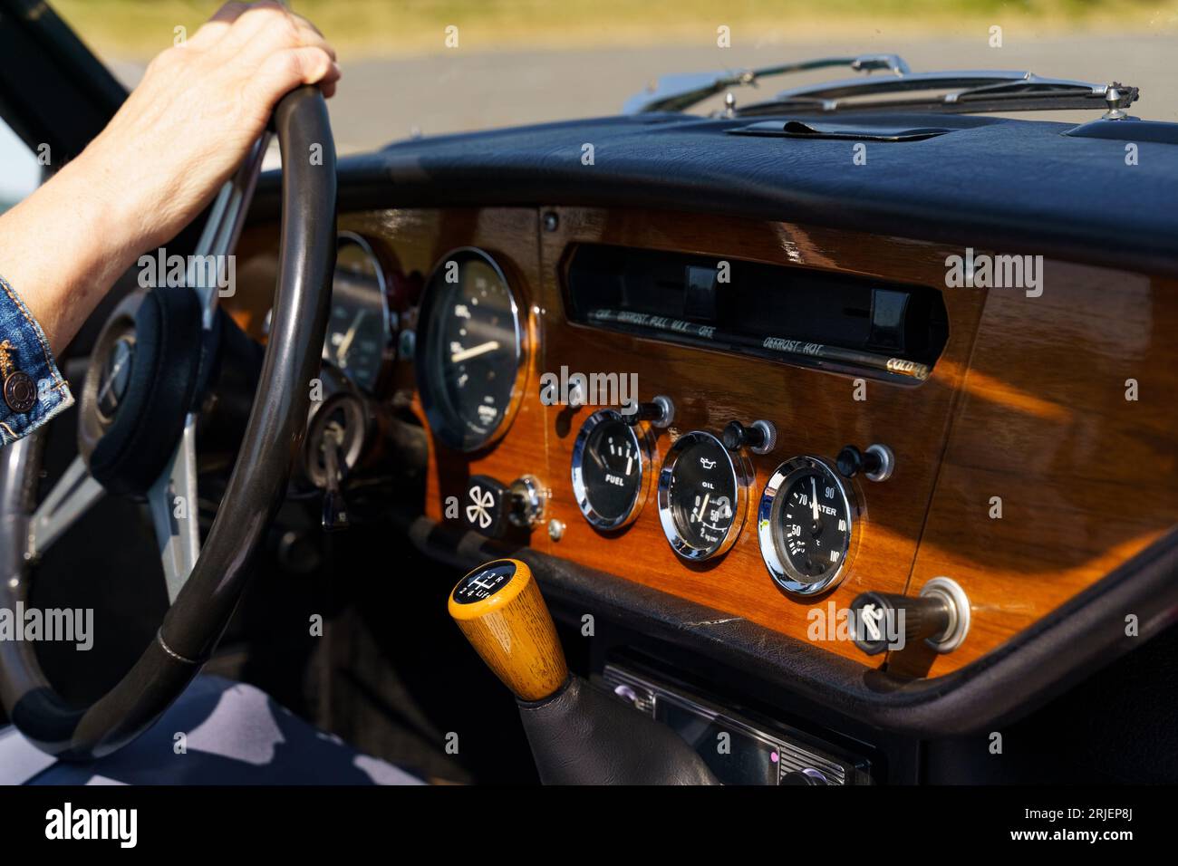 Waltershausen, Germany - June 10, 2023: Triumph spritfire vintage ...