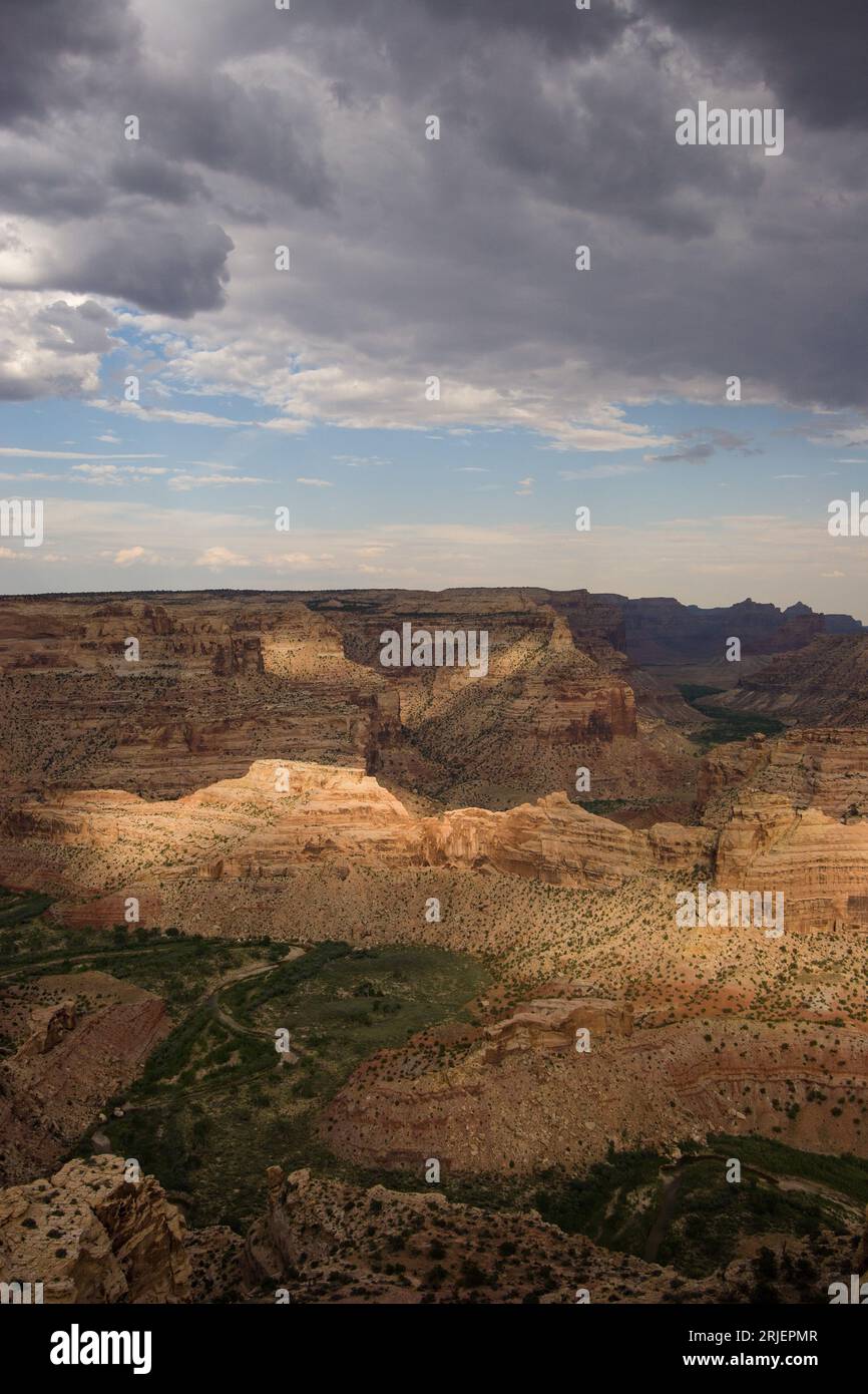 Little Grand Canyon of the San Rafael River from Wedge Overlook, Sids ...