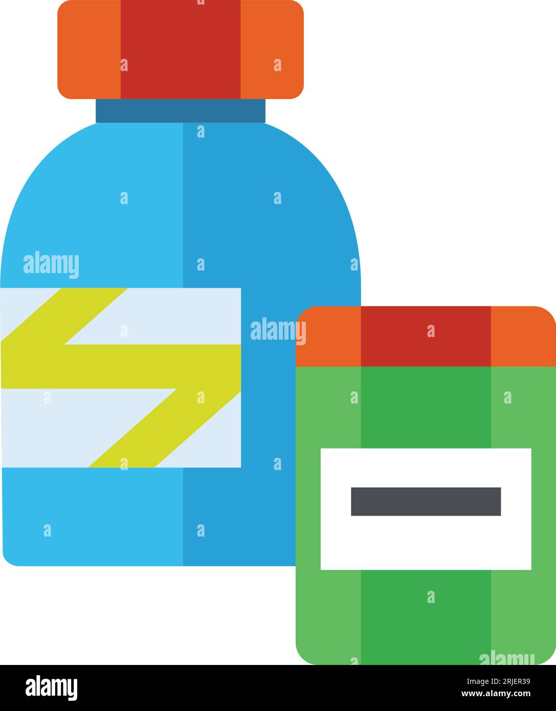 Protein bottles icon Stock Vector Image & Art - Alamy