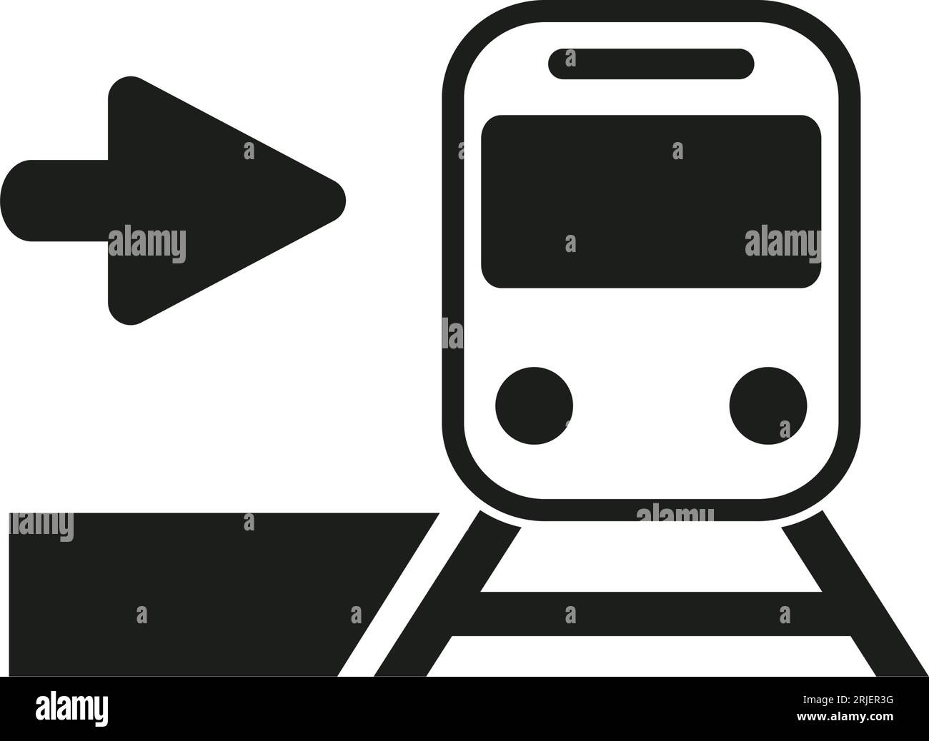 Platform entrance concept icon Stock Vector Image & Art - Alamy
