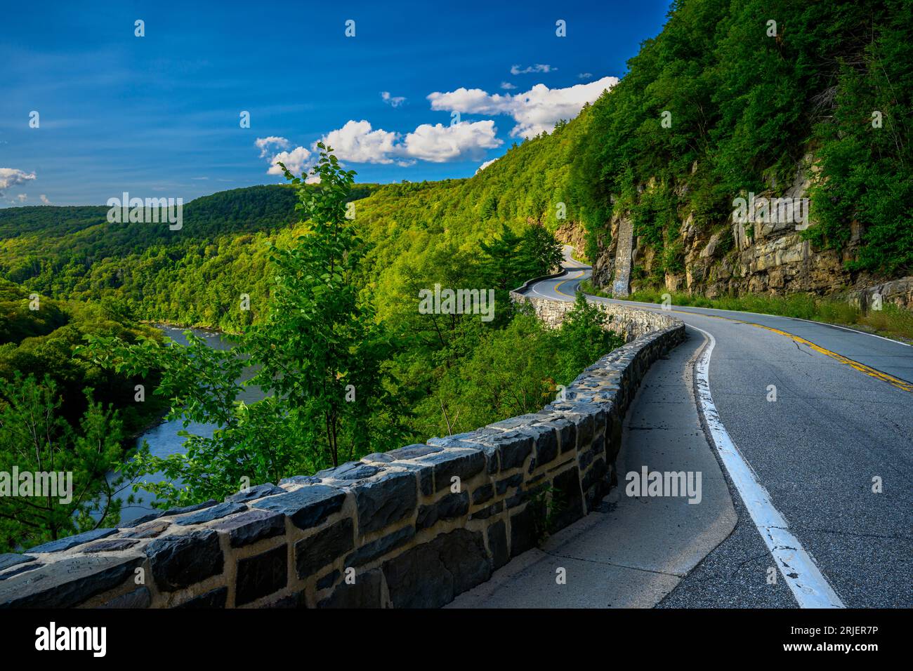 Views around the Upper Delaware Scenic Byway (NYS Route 97), which ...